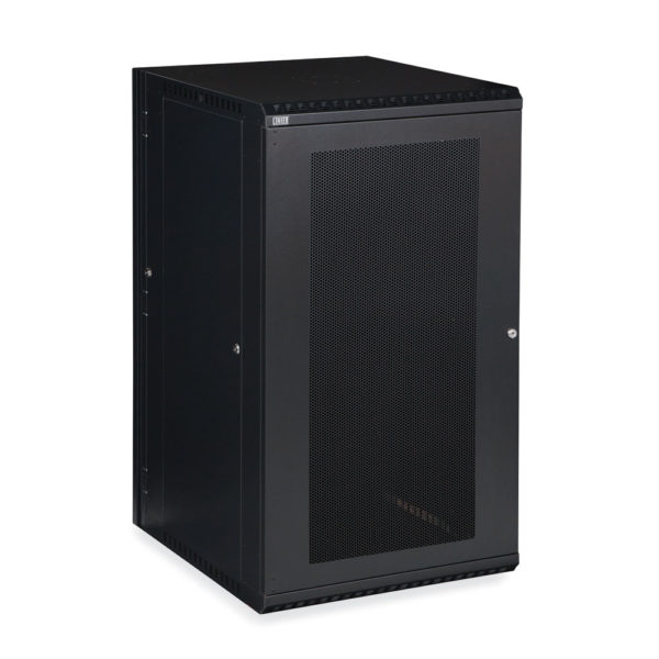 22U LINIER® Swing-Out Wall Mount Cabinet - Vented Door - Kendall Howard