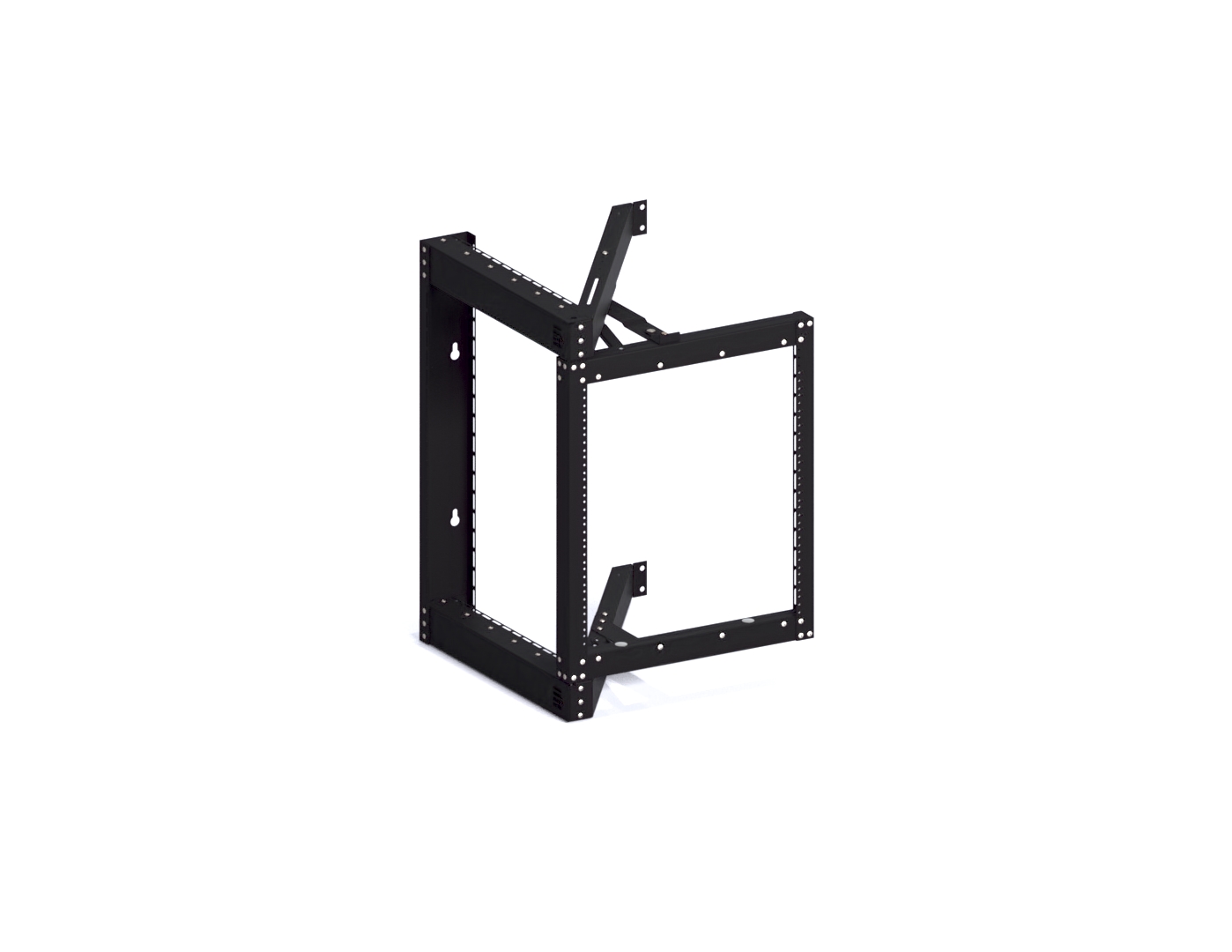 12U Phantom Class® Open Frame Swing-Out Rack - Kendall Howard